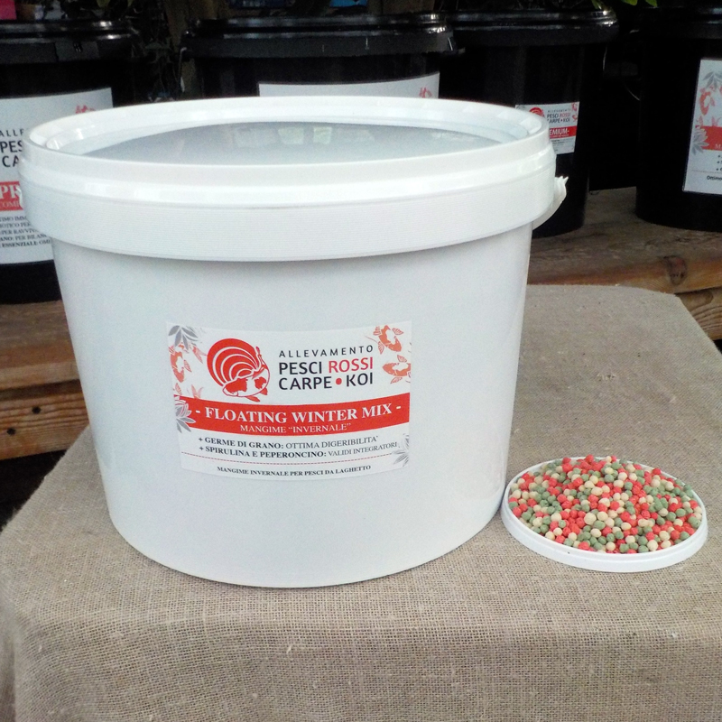 FLOATING WINTER MIX - Granular winter food- 4mm - 3 lt/1200 gr ...